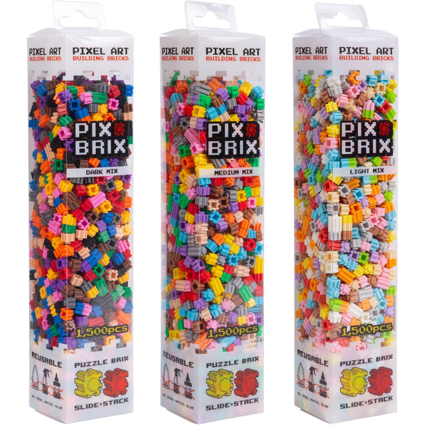 1500pc Mixed Color Bricks - Building Creativity