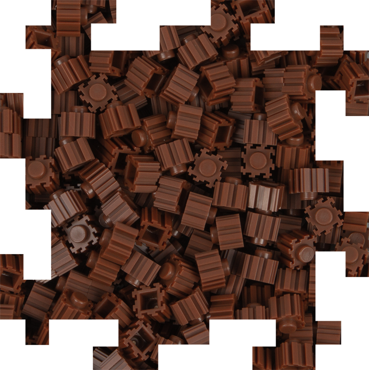 Dark Brown Pix-Brix - For Naturalistic Designs