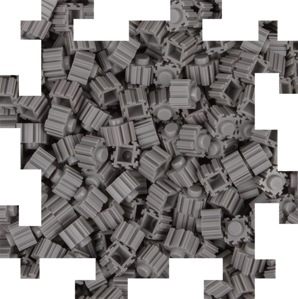 Medium Gray Pix Brix - Building Blocks Set