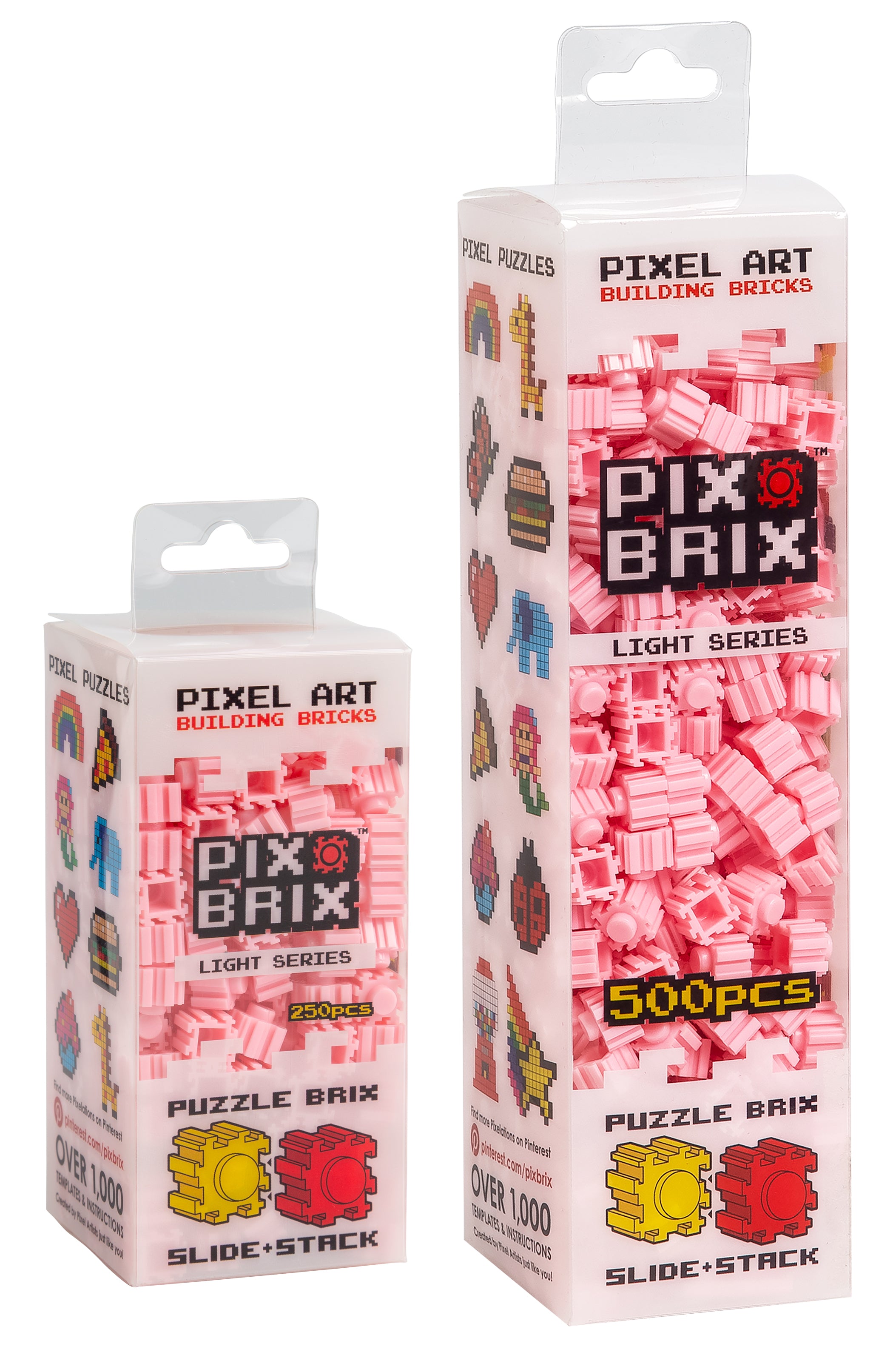 Light Pink Pix Brix: Build and Create with Vibrant Colors